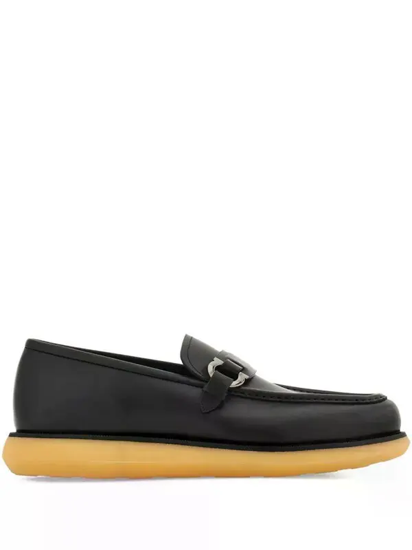 FERRAGAMO Gancini-plaque Loafers