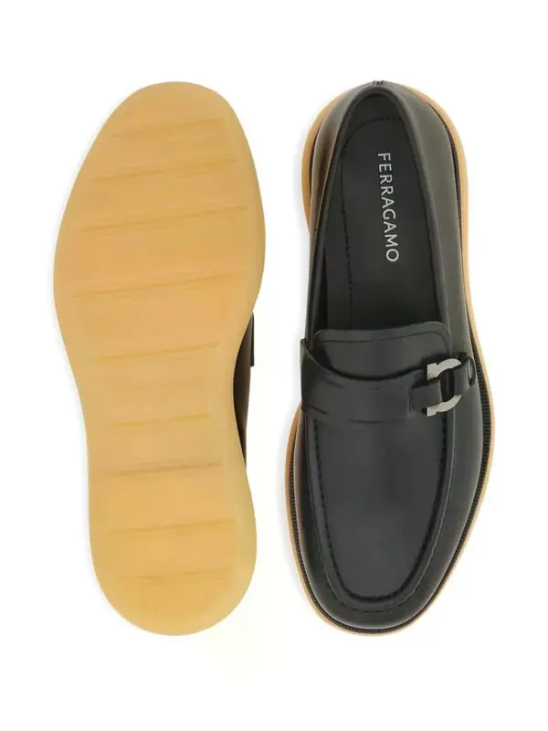 FERRAGAMO Gancini-plaque Loafers