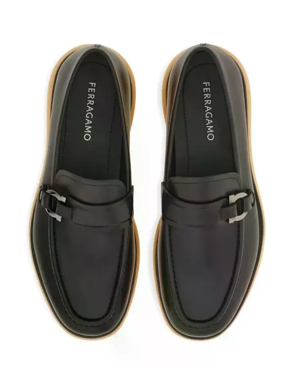 FERRAGAMO Gancini-plaque Loafers