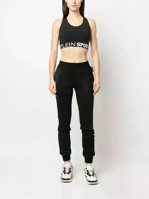 PLEIN SPORT Logo-print Sport Bra