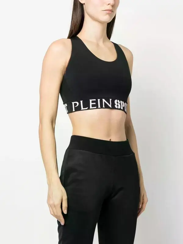 PLEIN SPORT Logo-print Sport Bra