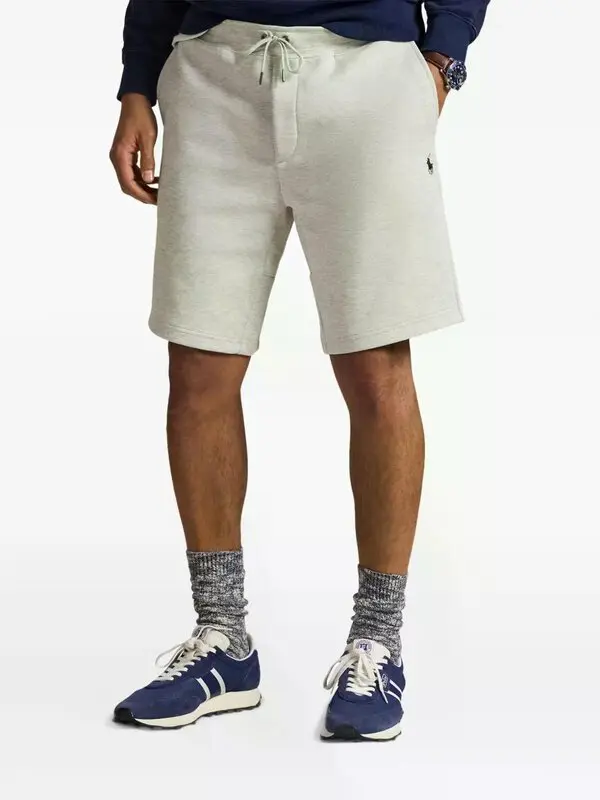 Polo Ralph Lauren Embroidered Double-knit Track Shorts