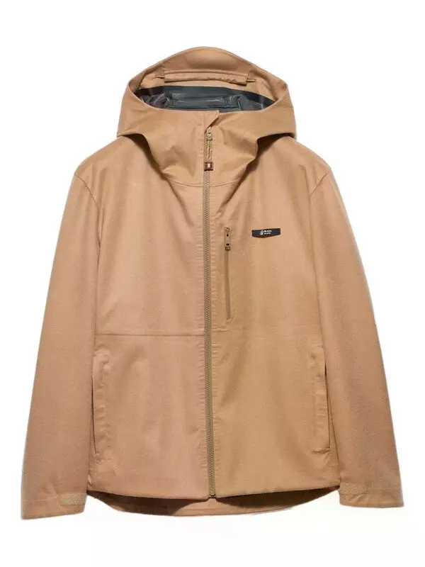 Prada Cashmere Zip Hooded Jacket