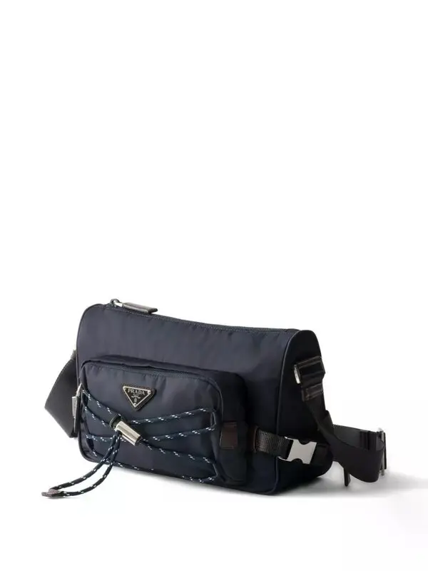 Prada Re-nylon And Leather Shoulder Bag