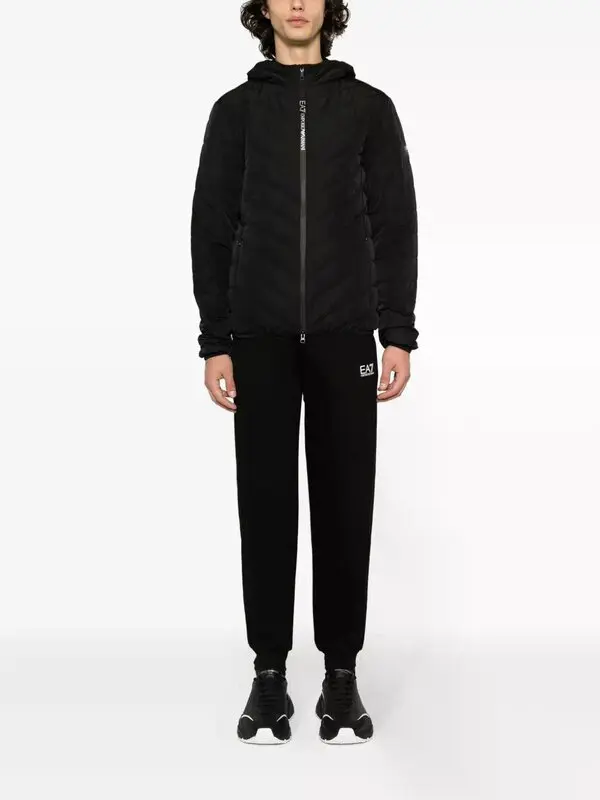 EA7 Hooded Quilted Jacket