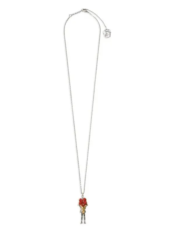 Burberry Chain-link Charm Necklace - Silver