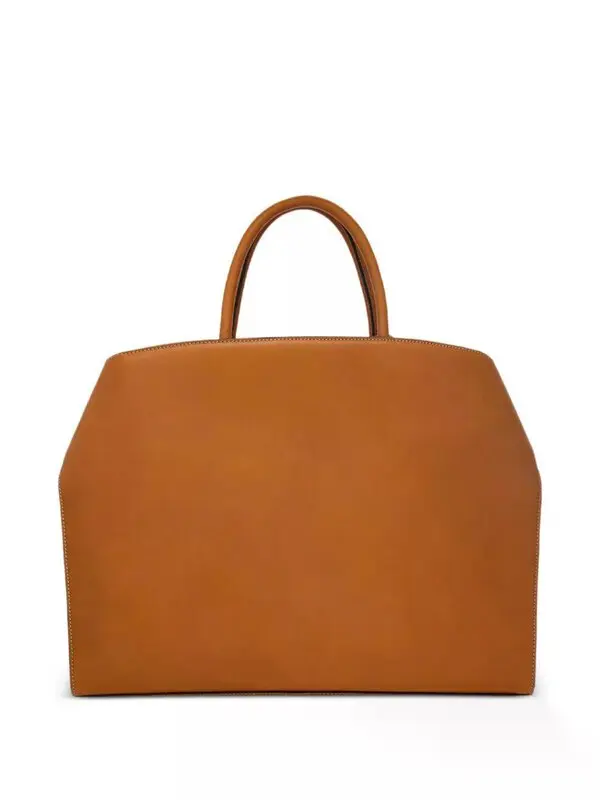 FERRAGAMO Gancini-buckles Leather Tote