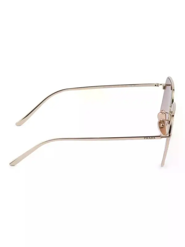 Prada Square Frame Sunglasses - Gold