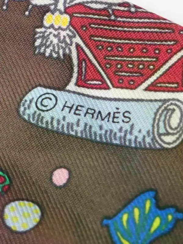 Hermès 2000s La Folle Scarf
