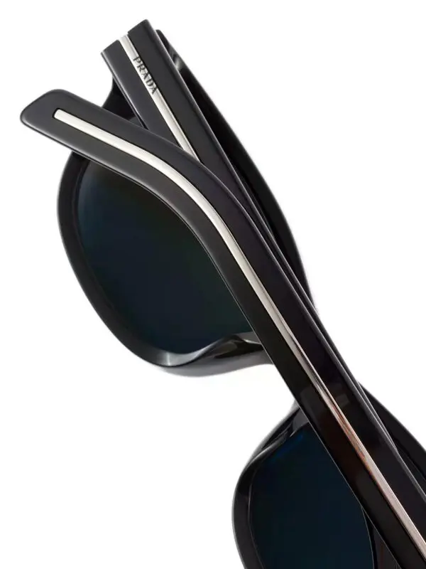 Prada Round-frame Sunglasses - Black