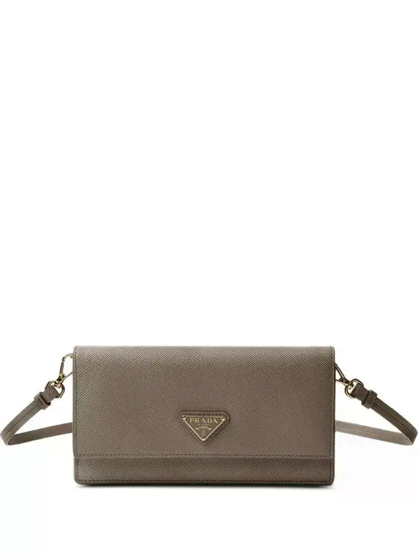 Prada Triangle-logo Leather Mini Bag