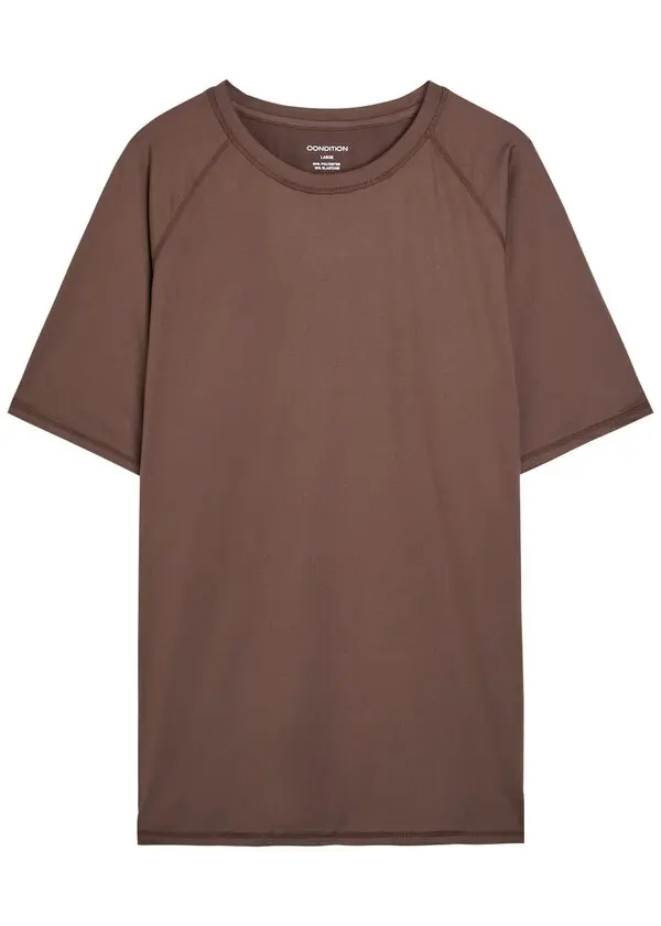 CONDITION Core Stretch-jersey T-shirt - Brown