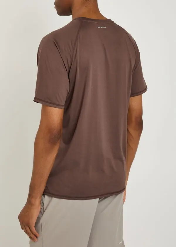 CONDITION Core Stretch-jersey T-shirt - Brown