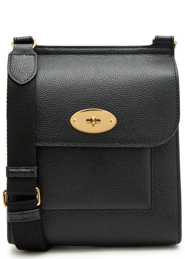 Mulberry Small Grained Leather Pouch - Black