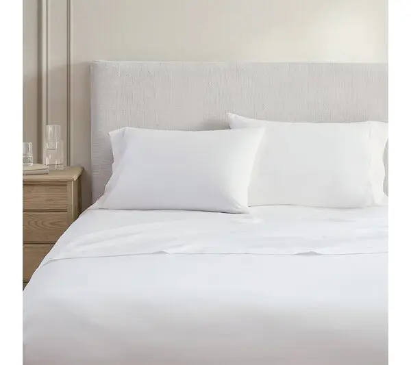 MARTHA STEWART Skylands White Cotton Twin Sheet Set - One-color