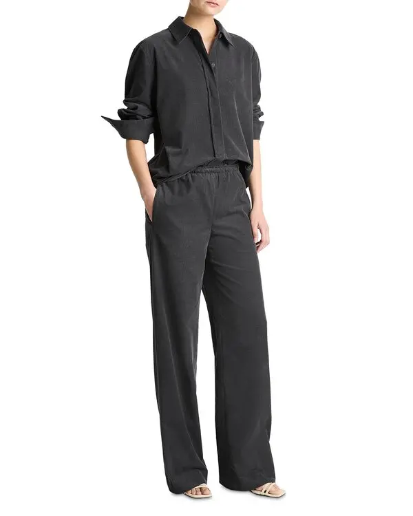 Vince Mid-rise Pull-on Corduroy Pants