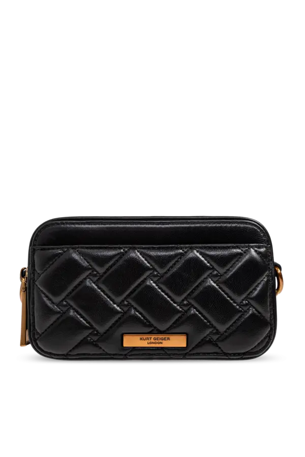 Kurt Geiger Kensington Leather Shoulder Bag - Black