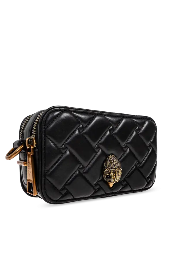 Kurt Geiger Kensington Leather Shoulder Bag - Black