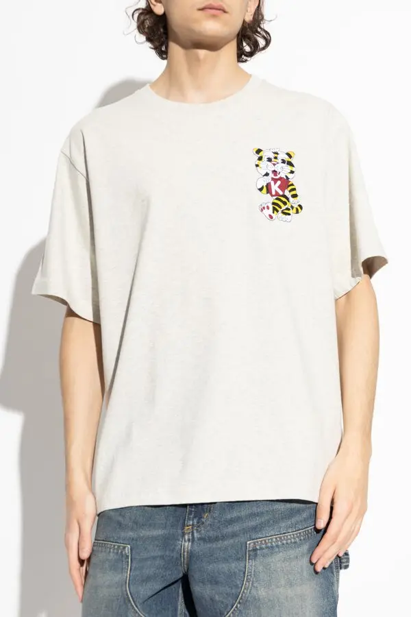 Kenzo Cotton T-shirt - Cream