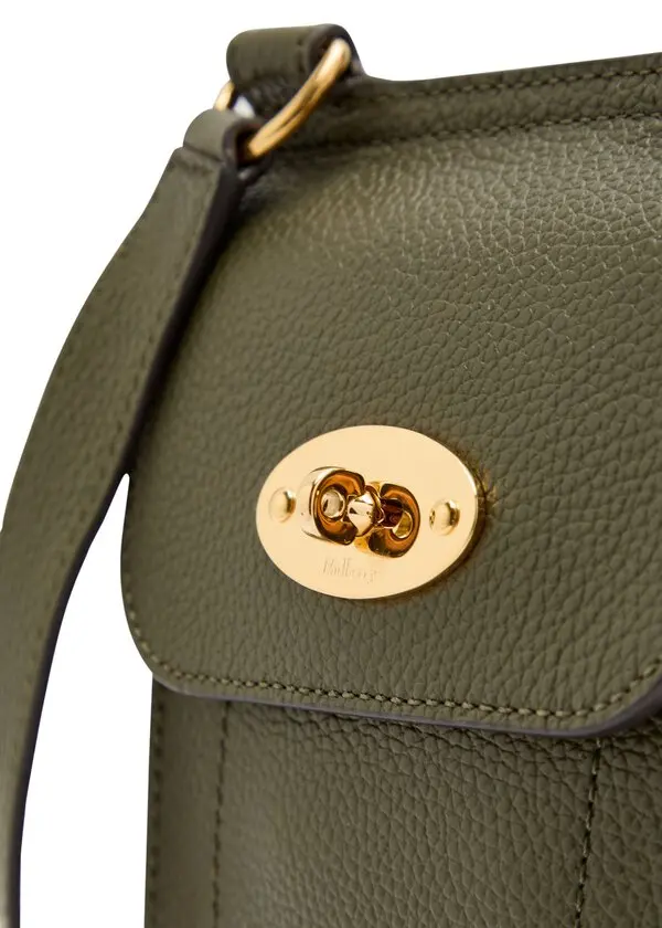 Mulberry Mini Grained Leather Pouch