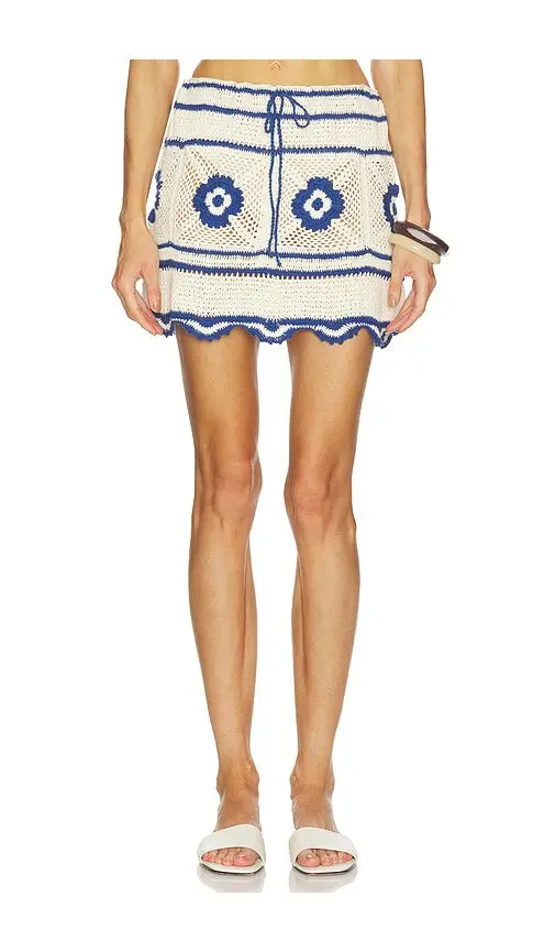 Agua Bendita Marsha Knit Skirt - Multi