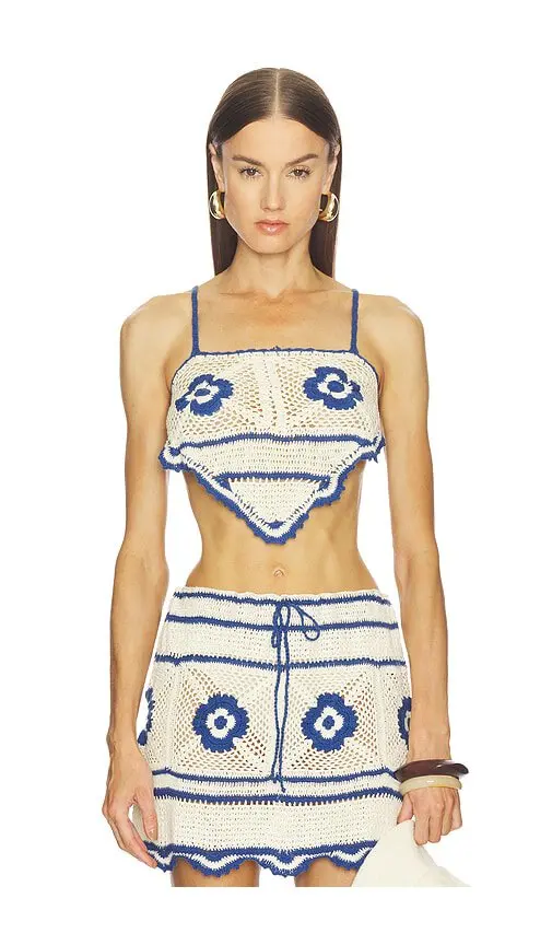 Agua Bendita Melissa Crop Top