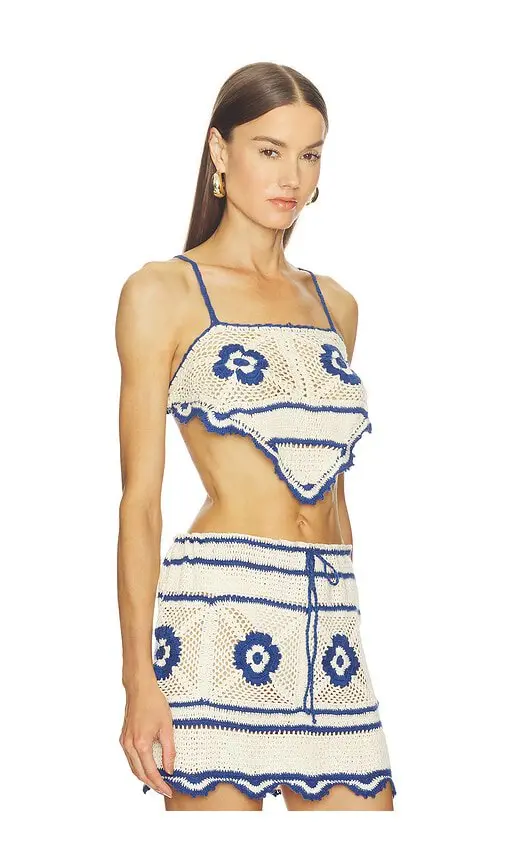 Agua Bendita Melissa Crop Top