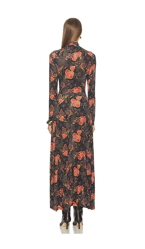 Ulla Johnson Koa Jersey Turtleneck Dress
