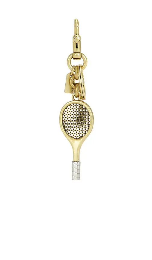 COACH Small Tennis Racket Bag Charm