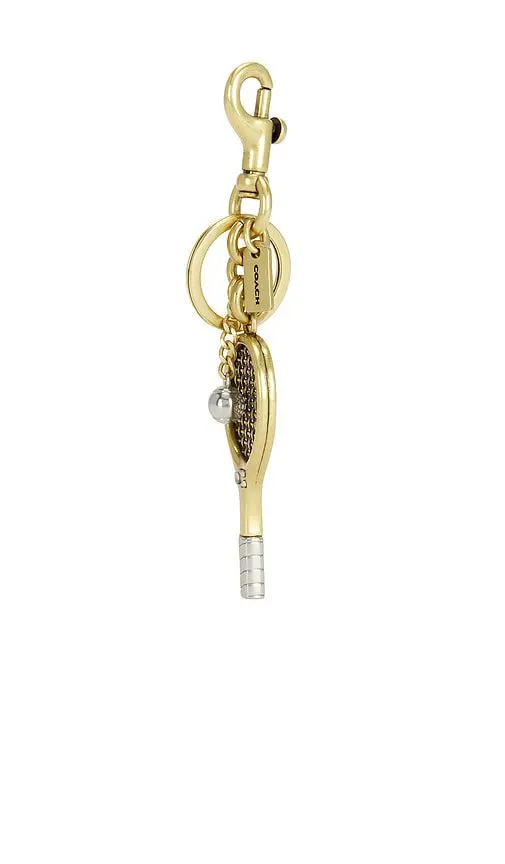COACH Small Tennis Racket Bag Charm
