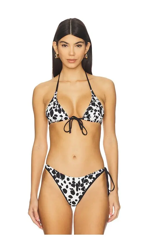 Frankies Bikinis Paradise Triangle Bikini Top - Homestead
