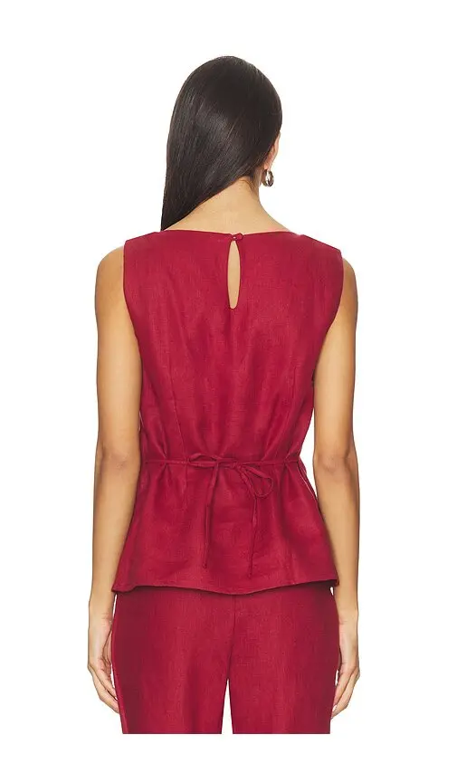 Faithfull The Brand Flor Top - Wine