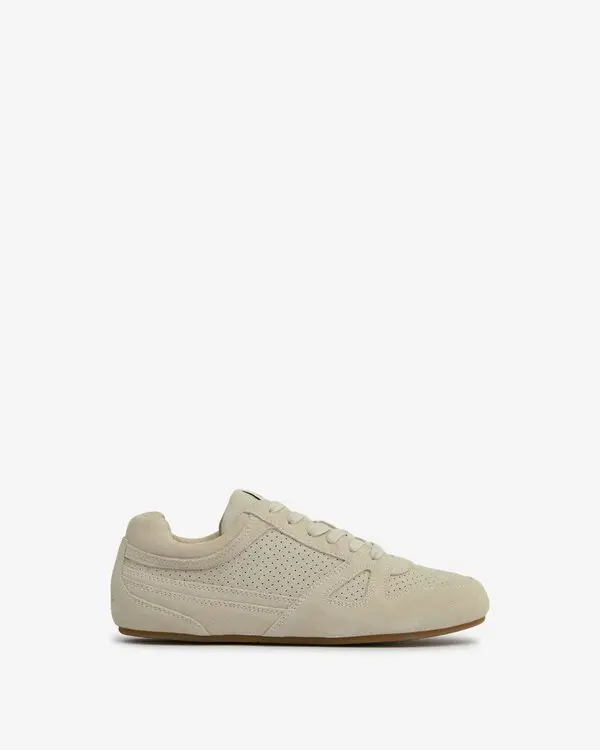 Isabel Marant Étoile Senny Low-top Suede Sneakers - Chalk