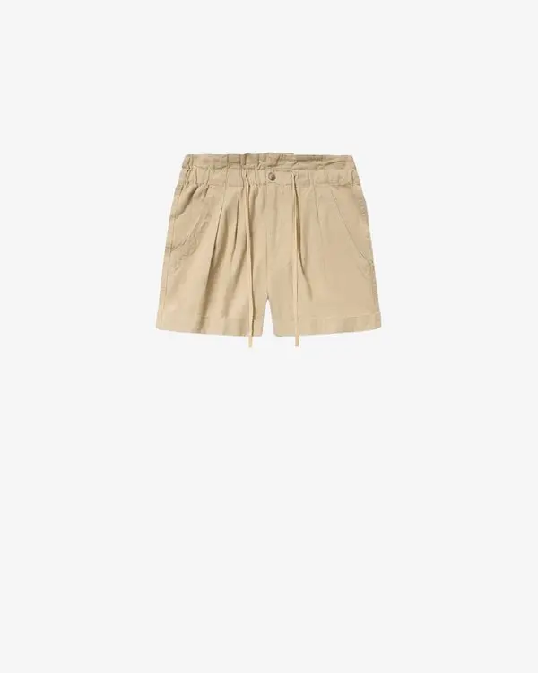 MARANT ETOILE Cotton-linen Canvas Relaxed Fit Short
