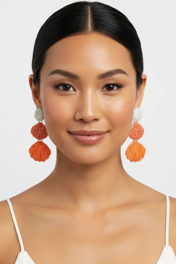 Yumi Kim Sunset Seashell Beaded Earrings