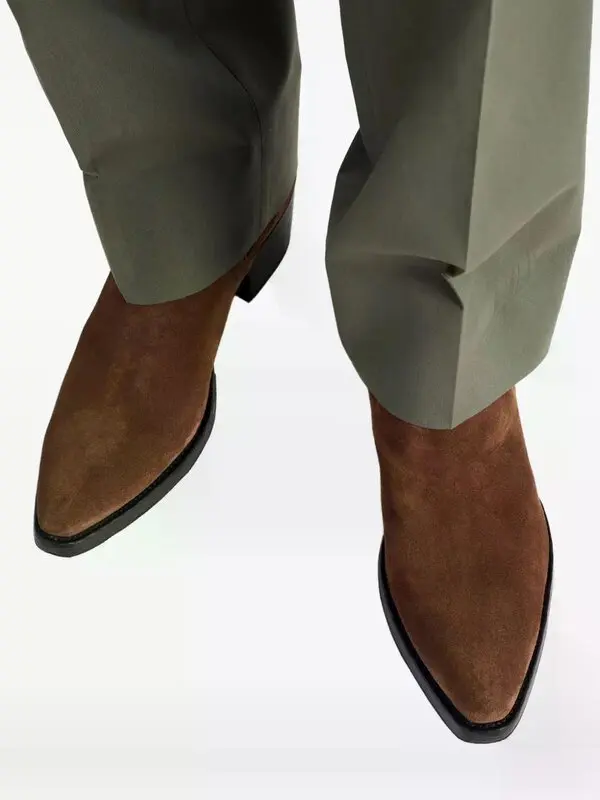 Prada 55mm Elasticated-gusset Suede Chelsea Boots
