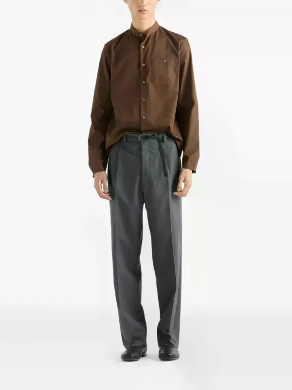 Prada Chest-pocket Collared Shirt