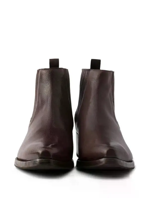 Prada 55mm Gusset-detail Leather Chelsea Boots
