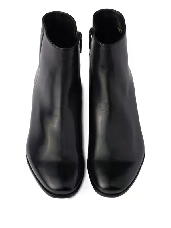 Prada 44mm Debossed-logo Zip Boots