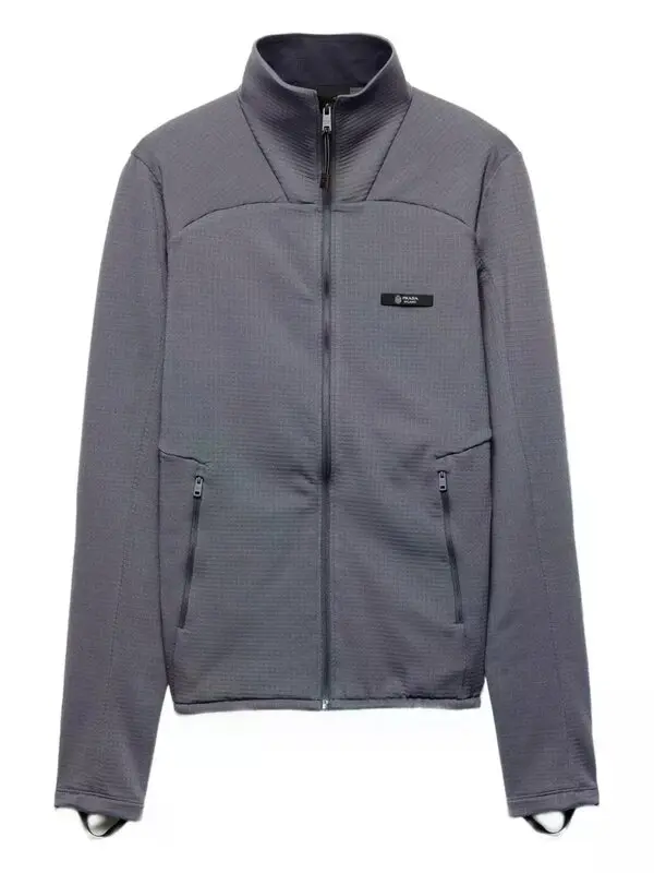 Prada Logo-patch Zip-up Jacket