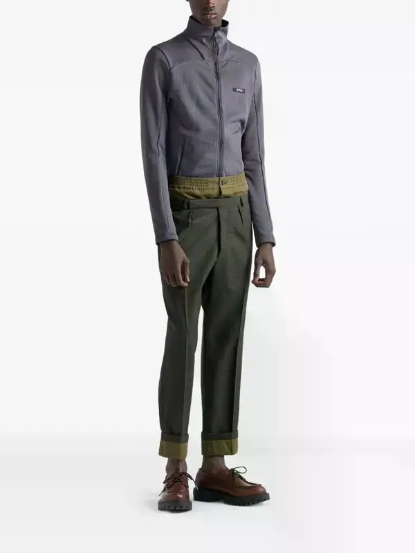 Prada Logo-patch Zip-up Jacket