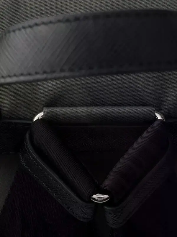 Prada Logo-detail Backpack - Grey