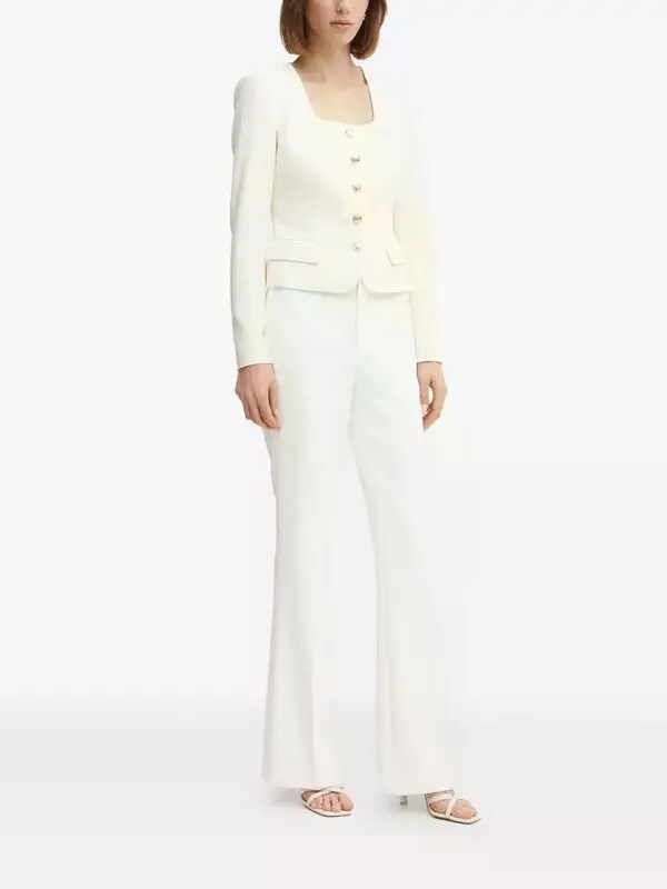MARCIANO Button Square-neck Top