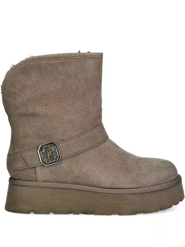 Guess 45mm Dolsay Buckle-strap Boots - Green