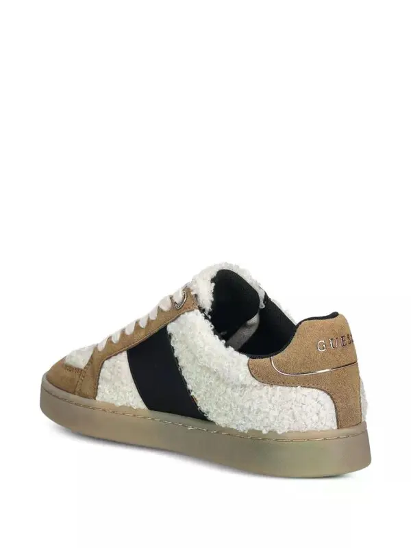 Guess Faux Fur Sneakers - Neutrals