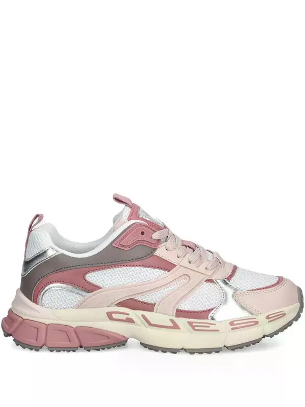 Guess Logo Lettering Sneakers - Pink