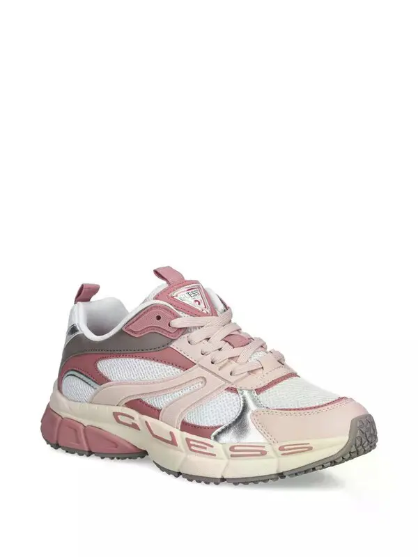 Guess Logo Lettering Sneakers - Pink