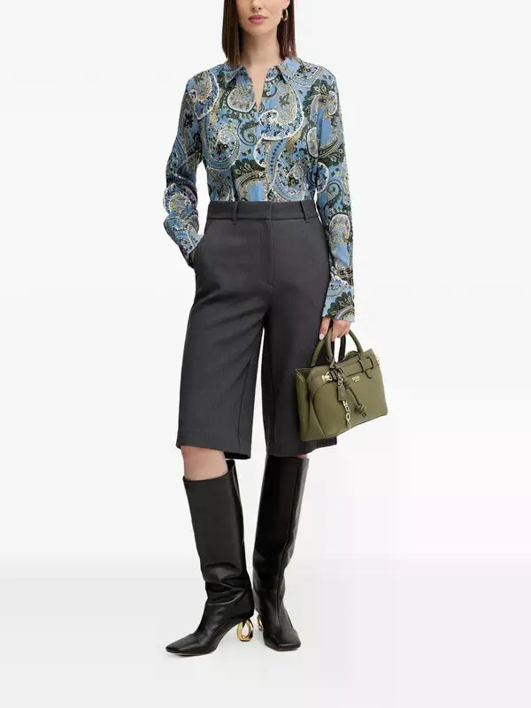 Guess Paisley-pattern Button Shirt - Blue