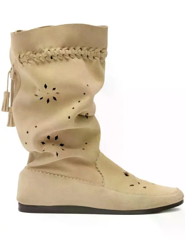 Isabel Marant Étoile Welky Suede Boots - Neutrals