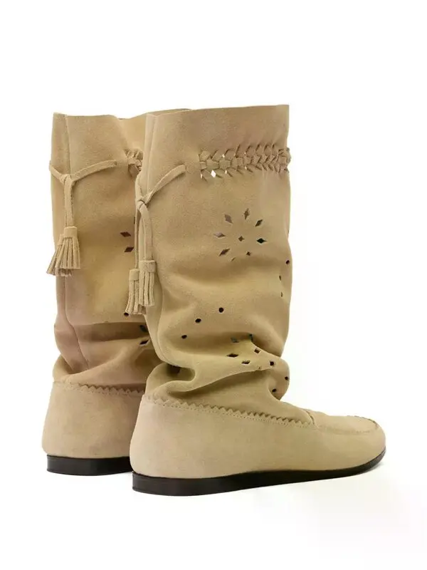 Isabel Marant Étoile Welky Suede Boots - Neutrals